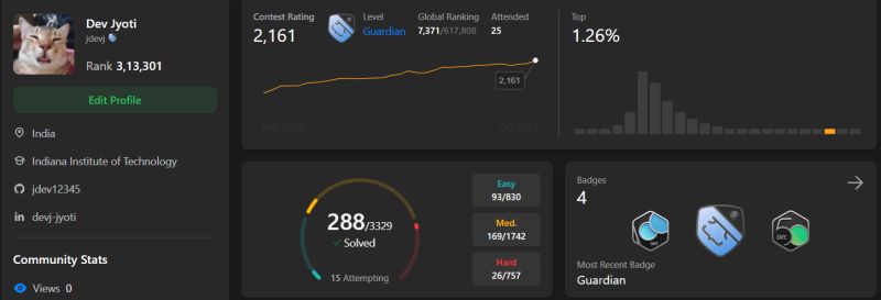 Dev Jyoti on LinkedIn: #guardian #leetcode #guardian #problemsolving # ... Dev Jyoti on LinkedIn: #guardian #leetcode #guardian #problemsolving # ...