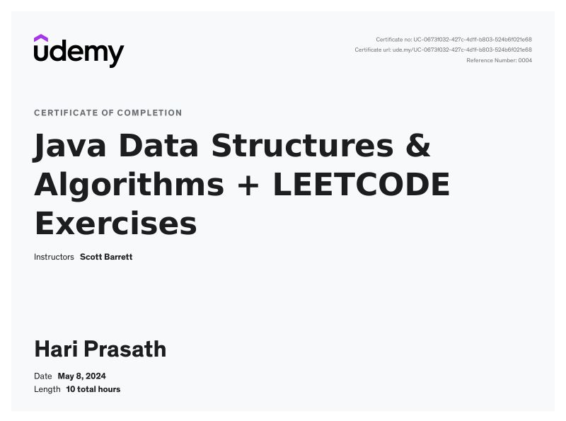 #java #datastructures #algorithms #softwaredevelopment… | Hari Prasath ... #java #datastructures #algorithms #softwaredevelopment… | Hari Prasath ...