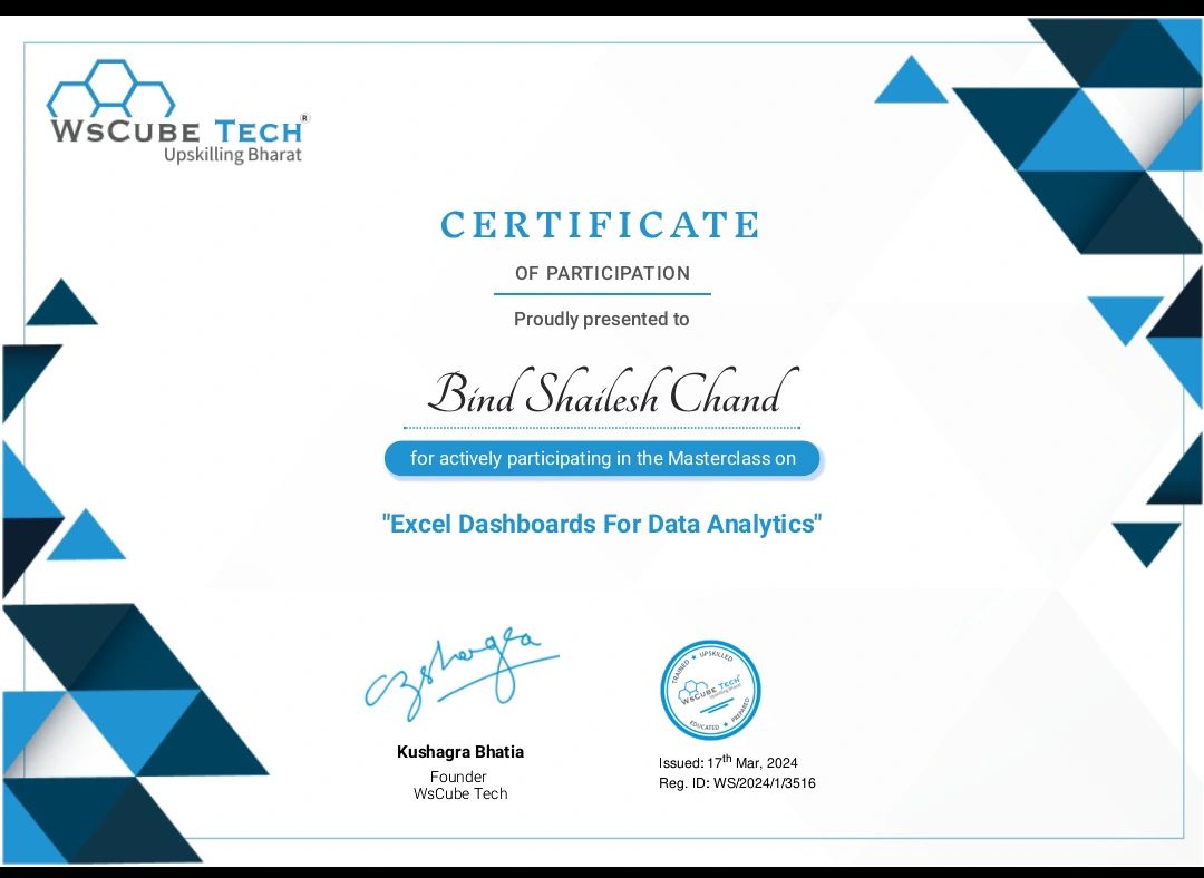 How to create Excel Dashboards for Data Analysis | Shailesh Chand ... How to create Excel Dashboards for Data Analysis | Shailesh Chand ...