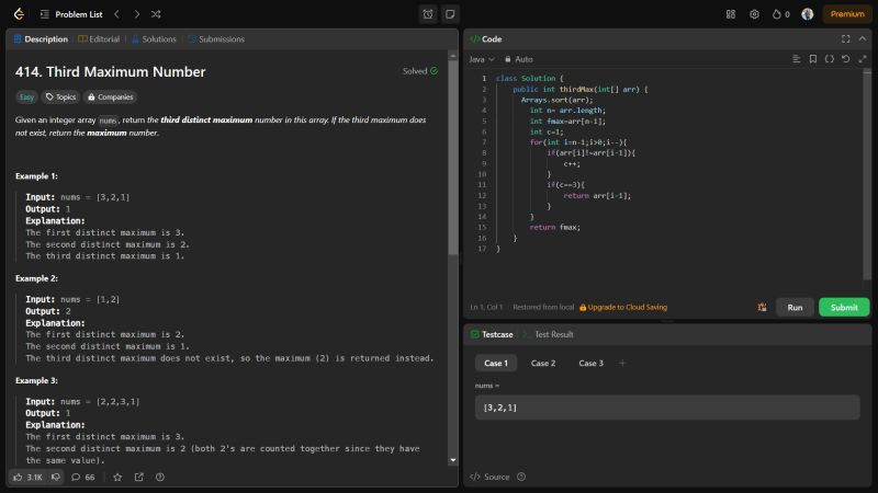 Ankìt Kúshwáh on LinkedIn: #60daysofleetcode #leetcode #coding #java #dsa Ankìt Kúshwáh on LinkedIn: #60daysofleetcode #leetcode #coding #java #dsa