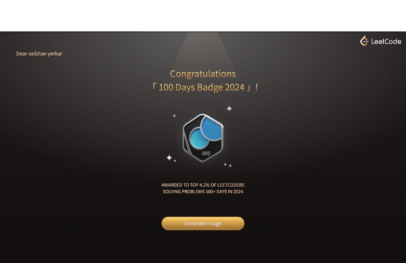 Vaibhav Yerkar on LinkedIn: #leetcode #codingjourney #100daysofcode # ... Vaibhav Yerkar on LinkedIn: #leetcode #codingjourney #100daysofcode # ...