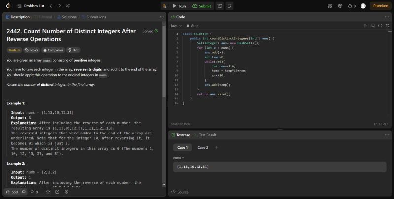 Day 89: Counting integers with DistinctIntegers | Sujith Srikar posted ... Day 89: Counting integers with DistinctIntegers | Sujith Srikar posted ...