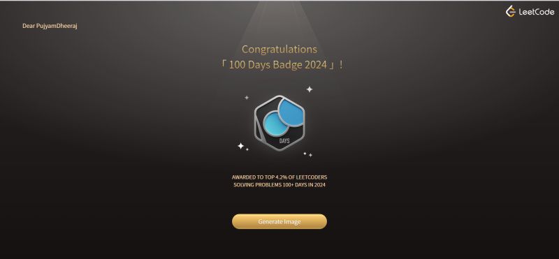PUJYAM DHEERAJ on LinkedIn: #100daysofcode #achievementunlocked # ... PUJYAM DHEERAJ on LinkedIn: #100daysofcode #achievementunlocked # ...