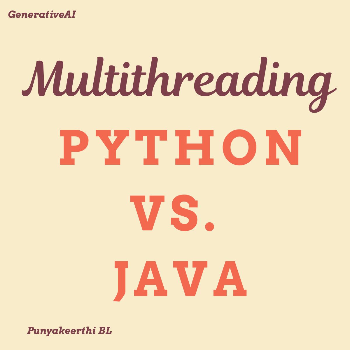 Punyakeerthi BL on LinkedIn: #ai #python #java #multithreading # ... Punyakeerthi BL on LinkedIn: #ai #python #java #multithreading # ...