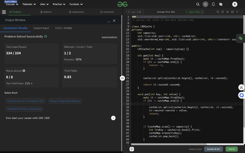 SAHIL KHATRI on LinkedIn: #gfg160challenge #dsa #coding #gfg160 # ... SAHIL KHATRI on LinkedIn: #gfg160challenge #dsa #coding #gfg160 # ...