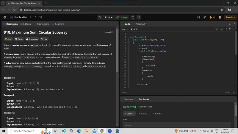 Krishna Pratap Singh on LinkedIn: #dsawithjava #leetcode #leetcode918 # ... Krishna Pratap Singh on LinkedIn: #dsawithjava #leetcode #leetcode918 # ...