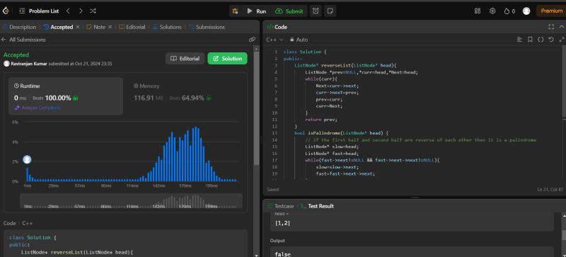 Ravi Ranjan on LinkedIn: #leetcode #codingchallenge #linkedlist # ... Ravi Ranjan on LinkedIn: #leetcode #codingchallenge #linkedlist # ...