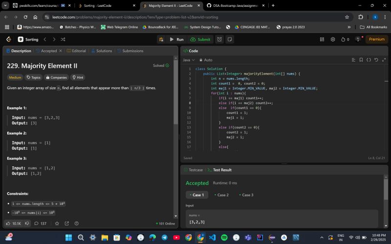 #dsawithkunal #leetcode #boyermoore #problemsolving #coding #dsa ... #dsawithkunal #leetcode #boyermoore #problemsolving #coding #dsa ...