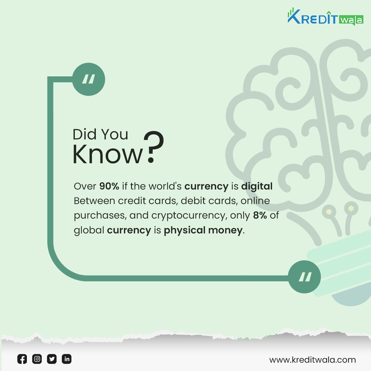 Kredit Wala on LinkedIn: #didyouknow #digitalcurrency #fintech # ... Kredit Wala on LinkedIn: #didyouknow #digitalcurrency #fintech # ...