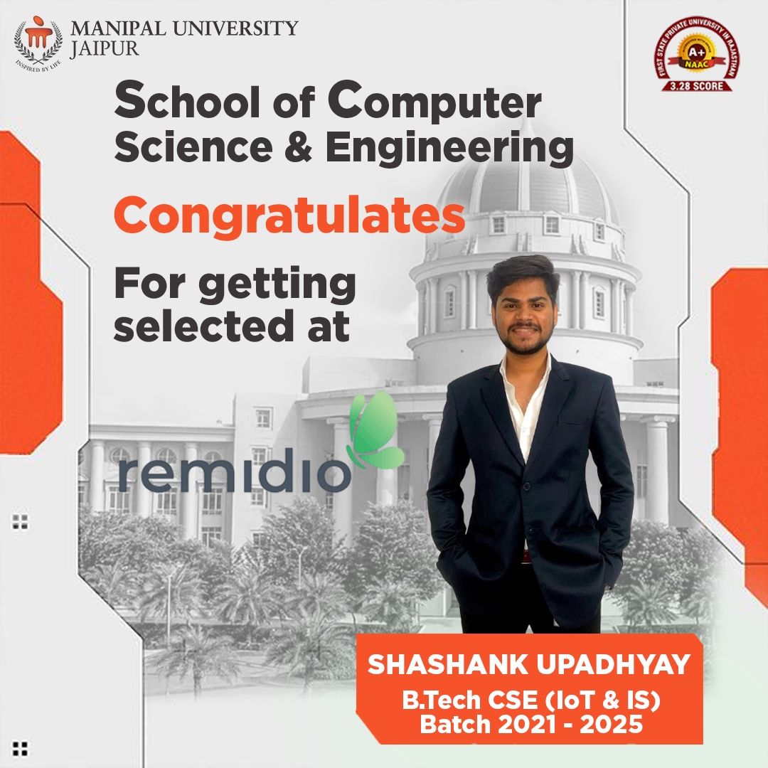 Thank you so much SCSE MUJ Manipal University Jaipur | Shashank Upadhyay Thank you so much SCSE MUJ Manipal University Jaipur | Shashank Upadhyay