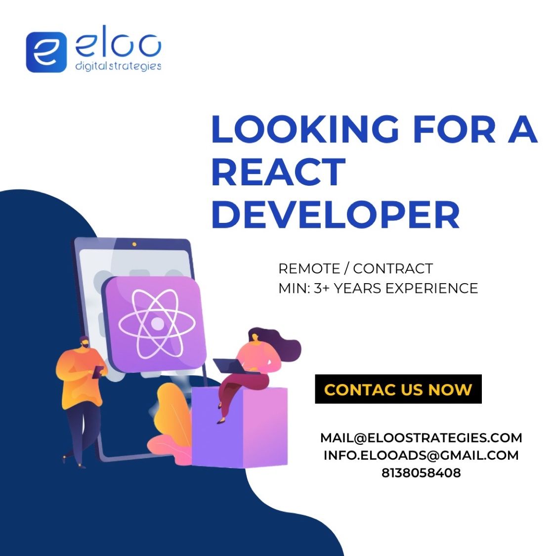 eloo strategies on LinkedIn: #hiring #reactjsdeveloper #reactjs #redux ... eloo strategies on LinkedIn: #hiring #reactjsdeveloper #reactjs #redux ...