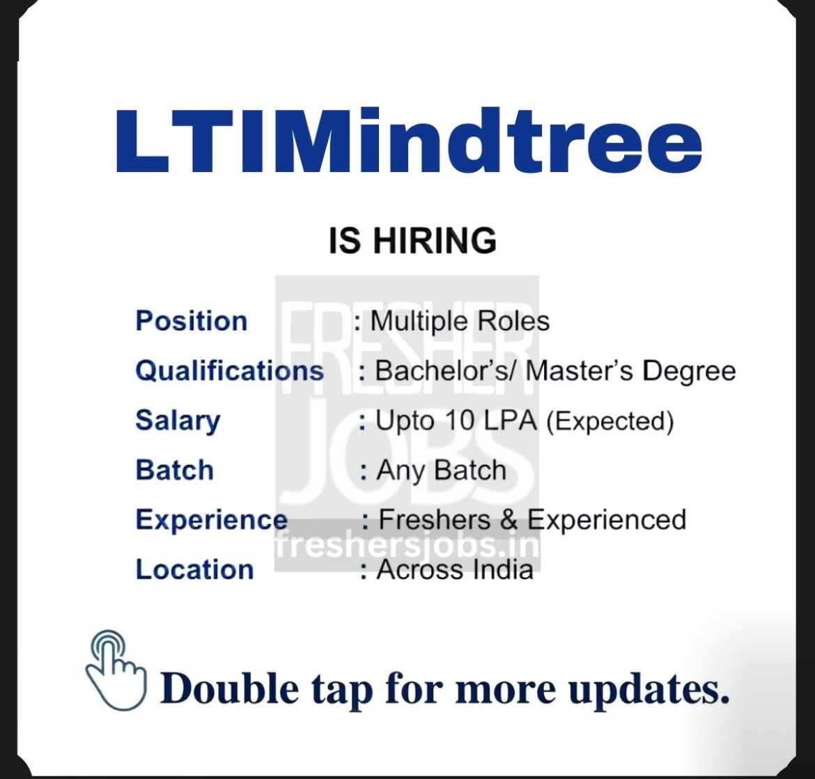 Rupam Yadav on LinkedIn: Mindtree Limited Hiring: Multiple Job Openings ... Rupam Yadav on LinkedIn: Mindtree Limited Hiring: Multiple Job Openings ...