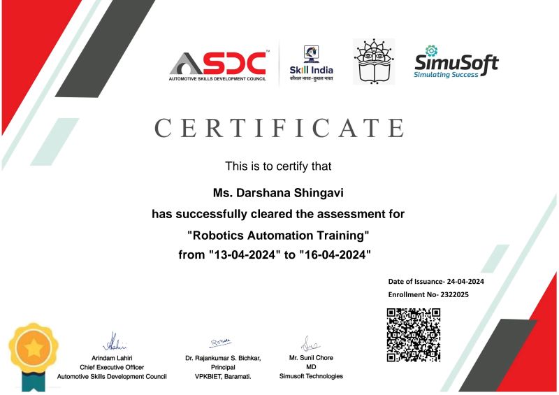 Darshana Shingavi on LinkedIn: Thrilled to announce that I have ... Darshana Shingavi on LinkedIn: Thrilled to announce that I have ...