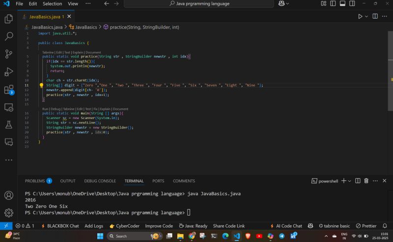 🌟 Coding Spotlight: Converting Digits to Words in Java 🌟 Today, I ... 🌟 Coding Spotlight: Converting Digits to Words in Java 🌟 Today, I ...