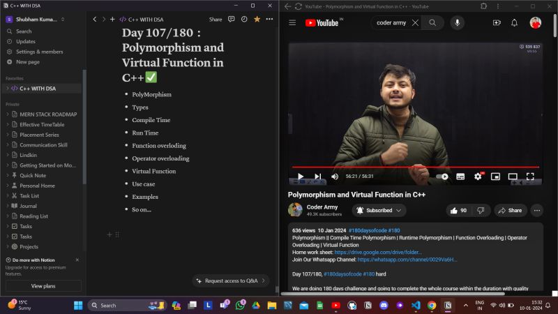 Day 107 of C++ coding journey: Polymorphism and Virtual Functions ... Day 107 of C++ coding journey: Polymorphism and Virtual Functions ...