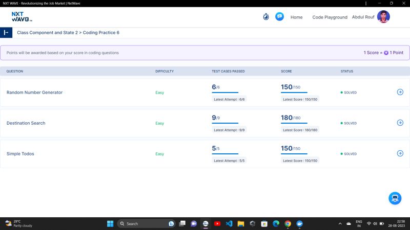 SHAIK ABDUL ROUF on LinkedIn: #day66 #100daysofcodechallenge #nxtwave # ... SHAIK ABDUL ROUF on LinkedIn: #day66 #100daysofcodechallenge #nxtwave # ...