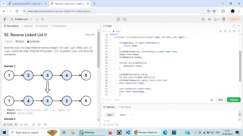 AMARDEV PANWAR on LinkedIn: #dsa #leetcode #problemsolving #linkedlist ... AMARDEV PANWAR on LinkedIn: #dsa #leetcode #problemsolving #linkedlist ...
