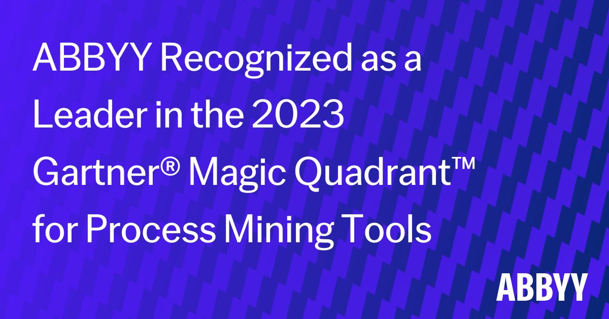 ABBYY on LinkedIn: ABBYY is proud to be recognized as a Leader in the ... ABBYY on LinkedIn: ABBYY is proud to be recognized as a Leader in the ...