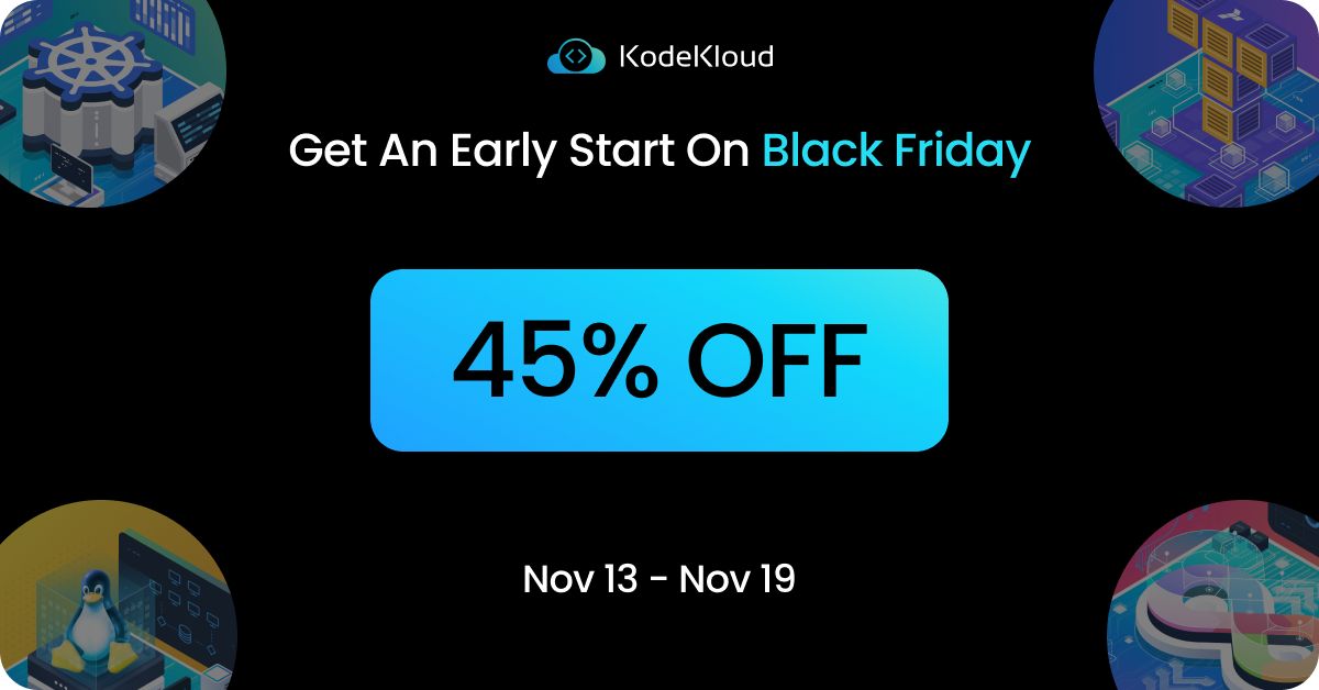 #blackfriday #kodekloud #devops #training #sre #cloud #kubernetes ... #blackfriday #kodekloud #devops #training #sre #cloud #kubernetes ...