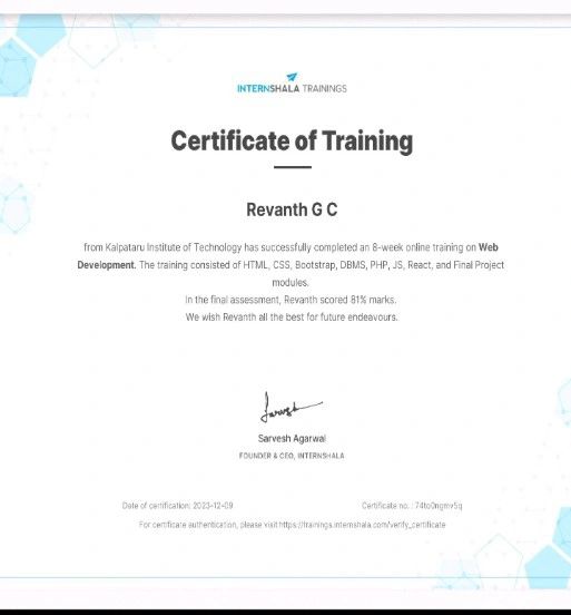 Revanth G C on LinkedIn: #webdevelopment #html #css #bootstrap #dbms # ... Revanth G C on LinkedIn: #webdevelopment #html #css #bootstrap #dbms # ...