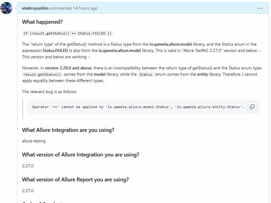 Esma Yılmaz LinkedIn‘de: #testng #selenium #java #allurereport #allure ... Esma Yılmaz LinkedIn‘de: #testng #selenium #java #allurereport #allure ...