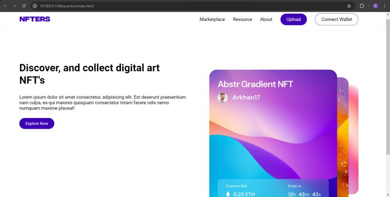 Abhijith T on LinkedIn: #webdesign #html #css Abhijith T on LinkedIn: #webdesign #html #css