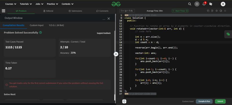 Ashirwad Chaurasia on LinkedIn: #100daysofcode #leetcode #dsa # ... Ashirwad Chaurasia on LinkedIn: #100daysofcode #leetcode #dsa # ...