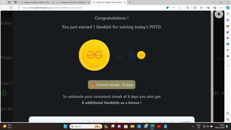 Abhishek Jha on LinkedIn: #geeksforgeeks #problemsolving #potd Abhishek Jha on LinkedIn: #geeksforgeeks #problemsolving #potd