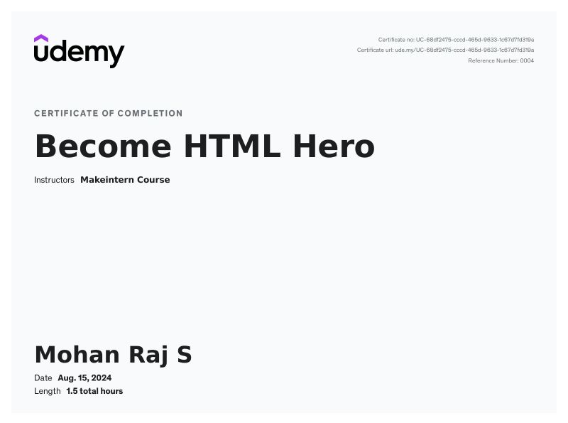 Mohan Raj on LinkedIn: #webdevelopment #html #coding #learningjourney # ... Mohan Raj on LinkedIn: #webdevelopment #html #coding #learningjourney # ...