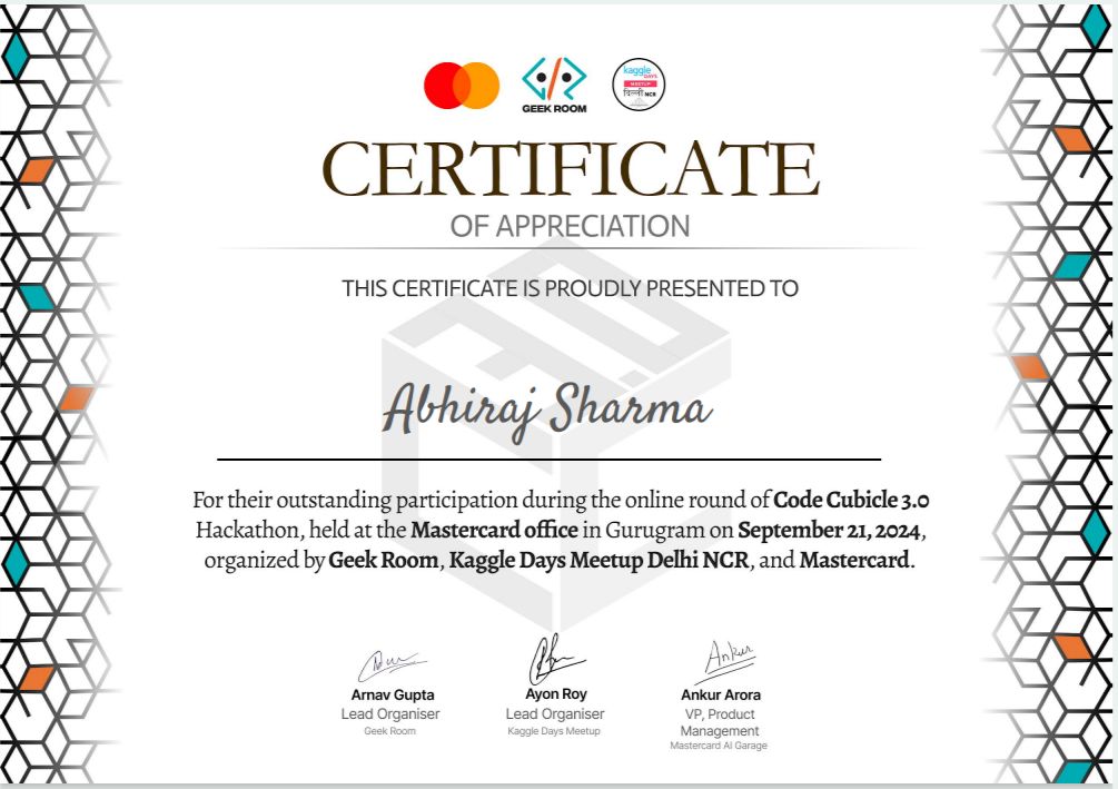 Abhiraj Sharma on LinkedIn: #hackathon #ai #chatbots #learningexperience Abhiraj Sharma on LinkedIn: #hackathon #ai #chatbots #learningexperience