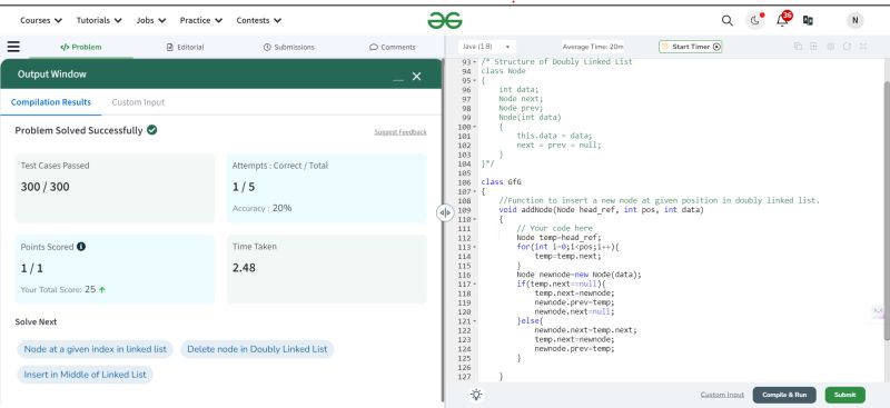 Resolved Node Insertion Problem on LeetCode | NITHIYA S posted on the ... Resolved Node Insertion Problem on LeetCode | NITHIYA S posted on the ...