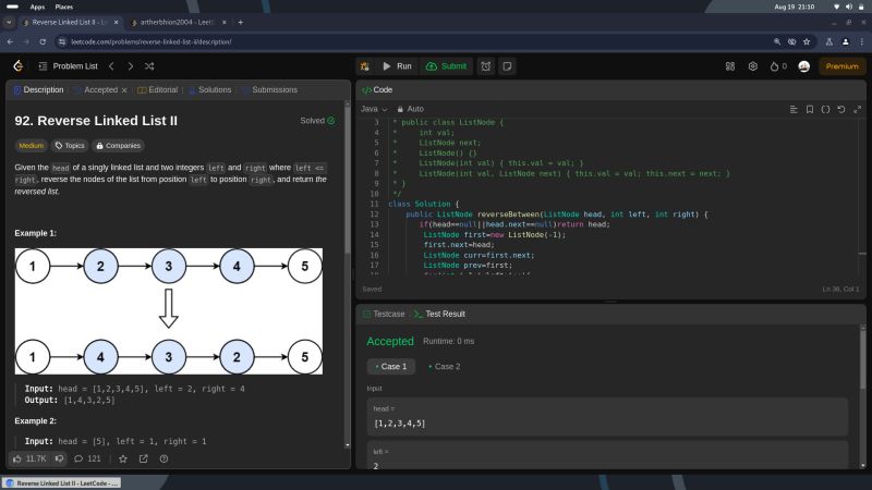 Arther Bhion C on LinkedIn: #leetcode #100daysofcode #codingchallenge # ... Arther Bhion C on LinkedIn: #leetcode #100daysofcode #codingchallenge # ...