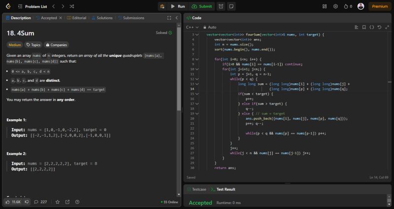 Rishabh Bhartiya on LinkedIn: #dsa #leetcode #problemsolving #4sum # ... Rishabh Bhartiya on LinkedIn: #dsa #leetcode #problemsolving #4sum # ...