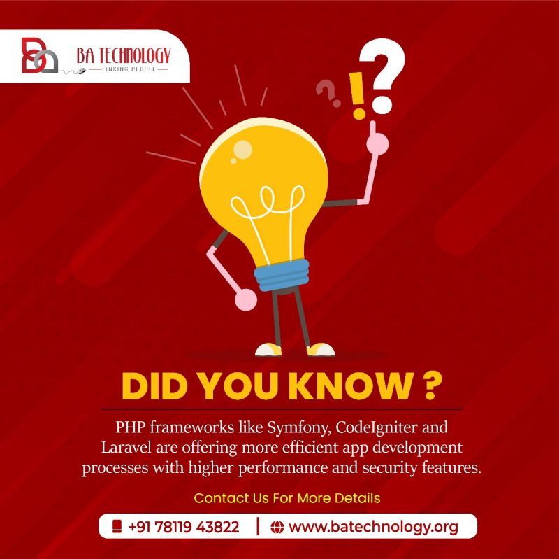 Batechnology on LinkedIn: PHP frameworks like Symfony, CodeIgniter and ... Batechnology on LinkedIn: PHP frameworks like Symfony, CodeIgniter and ...