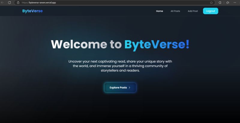 #byteverse #reactjs #webdevelopment #blogging #appwrite #tailwindcss ... #byteverse #reactjs #webdevelopment #blogging #appwrite #tailwindcss ...