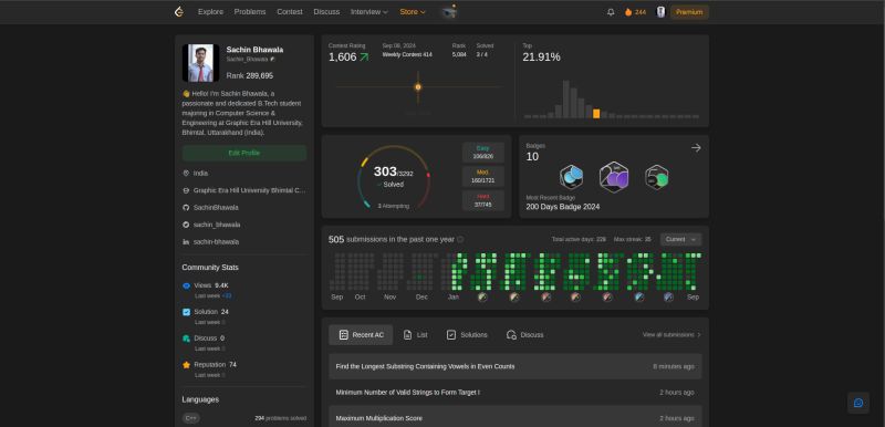 Sachin Bhawala on LinkedIn: #leetcode #coding #problemsolving # ... Sachin Bhawala on LinkedIn: #leetcode #coding #problemsolving # ...