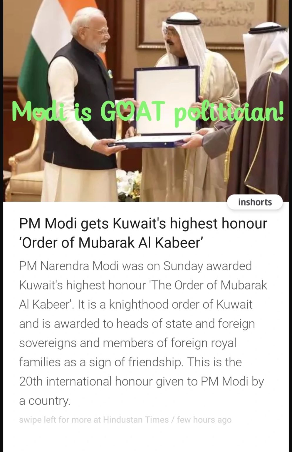 Pradeep Khannur on LinkedIn: Modi is Greatest Of All Time (GOAT ... Pradeep Khannur on LinkedIn: Modi is Greatest Of All Time (GOAT ...