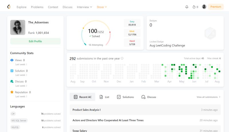 Aditya Mukherjee on LinkedIn: #codingjourney #leetcode #problemsolving ... Aditya Mukherjee on LinkedIn: #codingjourney #leetcode #problemsolving ...