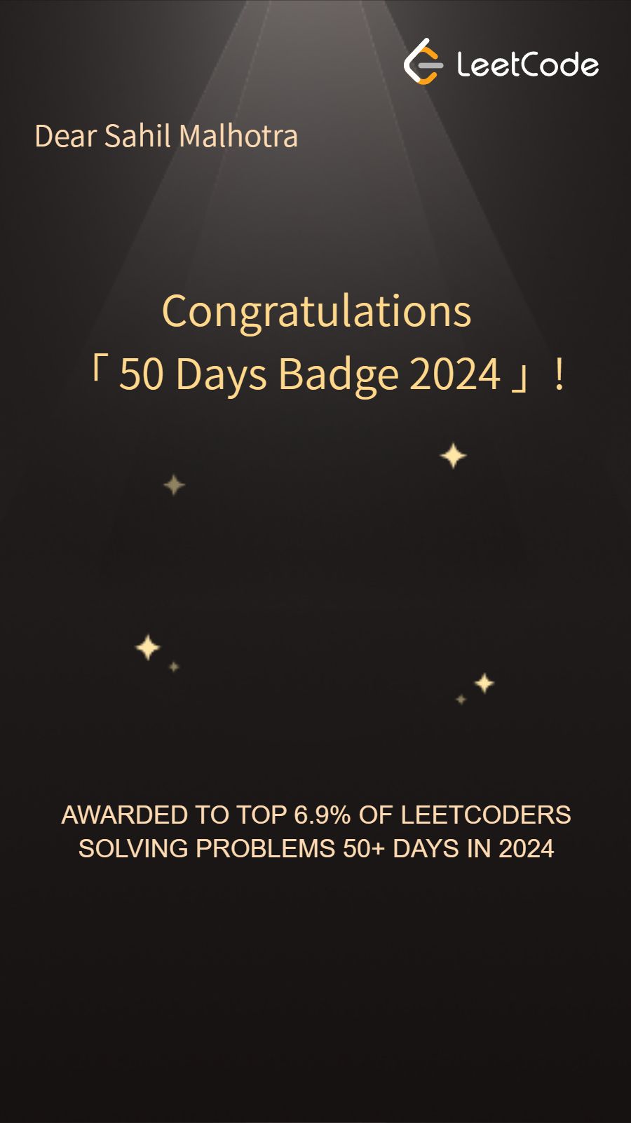Sahil Malhotra on LinkedIn: #leetcode #problemsolving #milestone # ... Sahil Malhotra on LinkedIn: #leetcode #problemsolving #milestone # ...