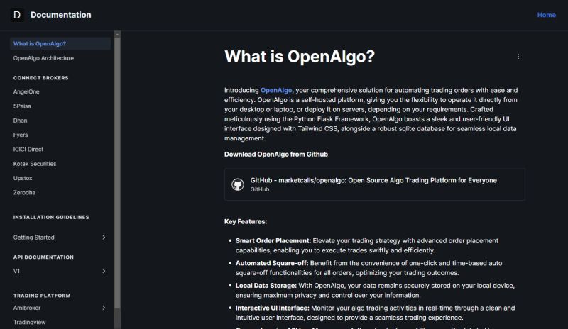 OpenAlgo Documentation in Progress | Rajandran R posted on the topic ... OpenAlgo Documentation in Progress | Rajandran R posted on the topic ...
