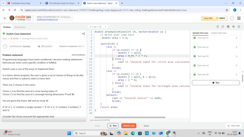 Bharti Pandhare on LinkedIn: #codingchallenge #codingninjas # ... Bharti Pandhare on LinkedIn: #codingchallenge #codingninjas # ...