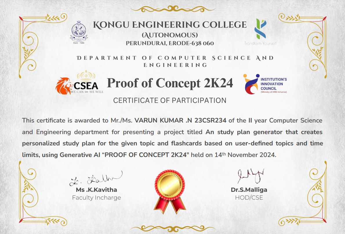 Varun Kumar N on LinkedIn: Submitted 3 ideas for the Proof of Concept ... Varun Kumar N on LinkedIn: Submitted 3 ideas for the Proof of Concept ...