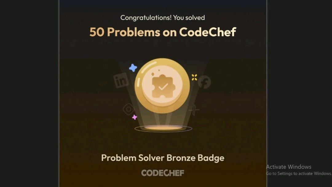 Sainath Rajendran on LinkedIn: #codechef #coding #codingjourney Sainath Rajendran on LinkedIn: #codechef #coding #codingjourney