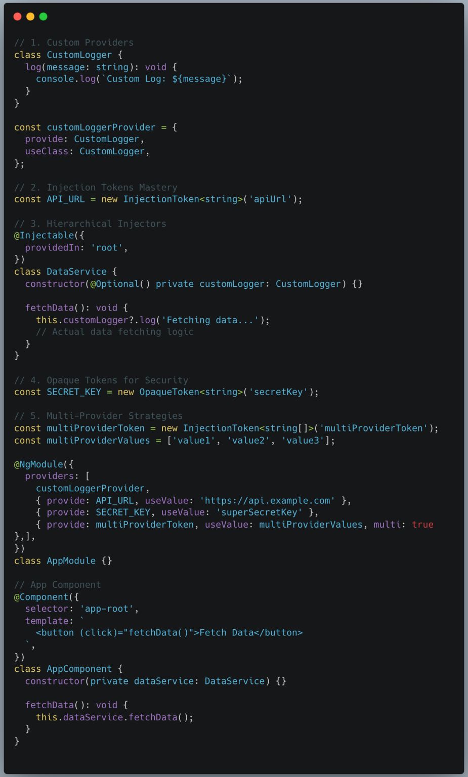 Advanced Angular Dependency Injection Patterns | Deekshith Raj Basa Advanced Angular Dependency Injection Patterns | Deekshith Raj Basa