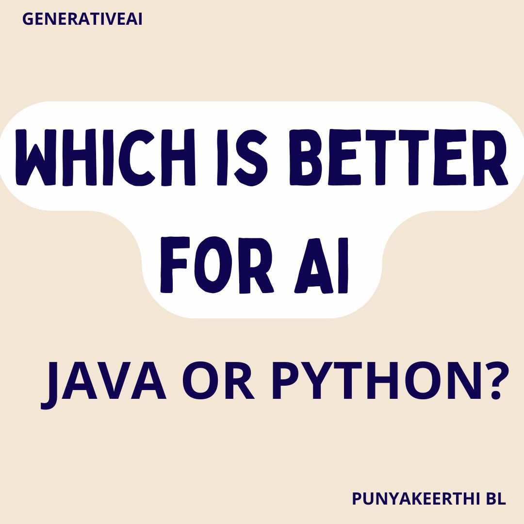 Punyakeerthi BL on LinkedIn: #ai #machinelearning #python #java # ... Punyakeerthi BL on LinkedIn: #ai #machinelearning #python #java # ...