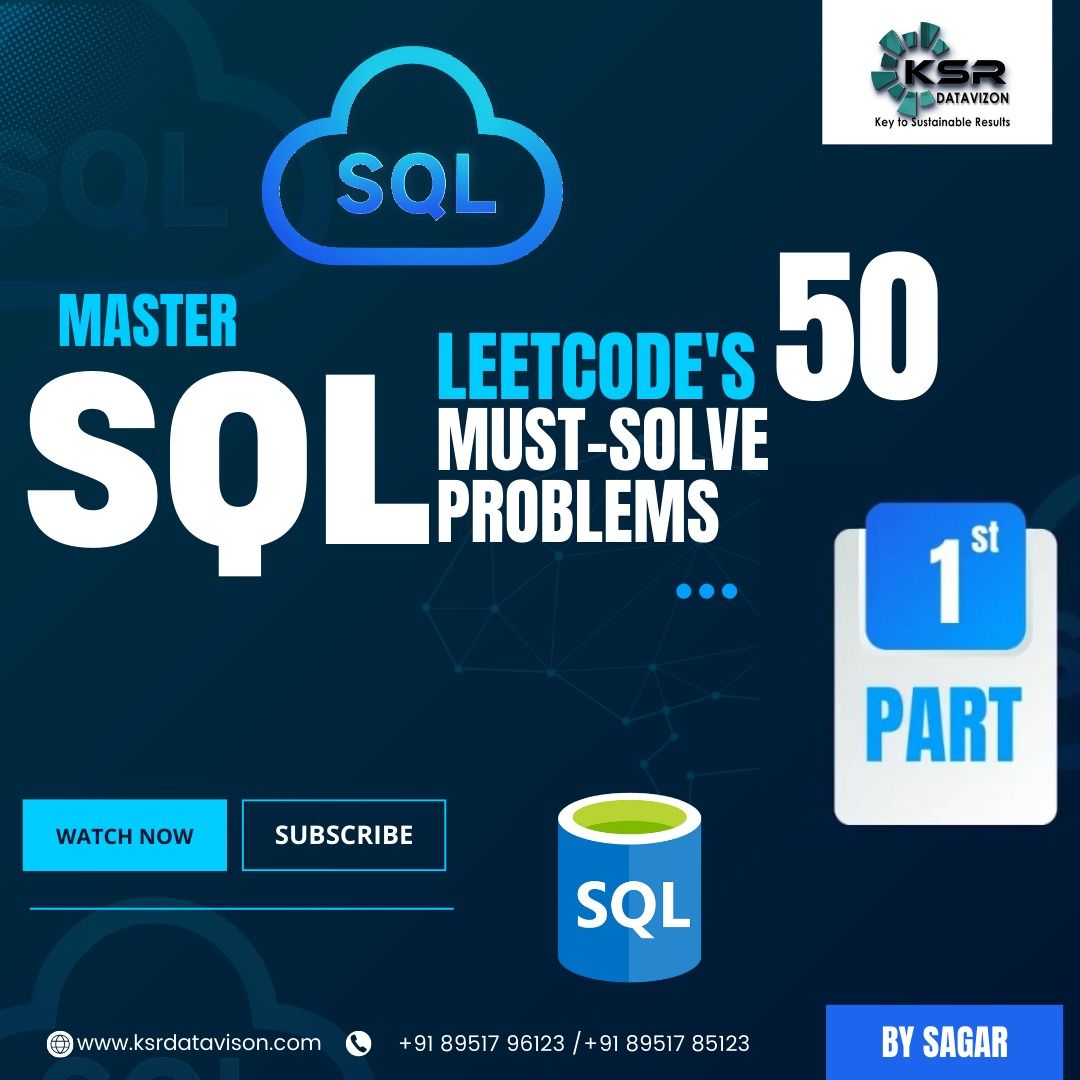 #sql #datascience #dataengineering #careergrowth #ksrdatavizon… | KSR ... #sql #datascience #dataengineering #careergrowth #ksrdatavizon… | KSR ...