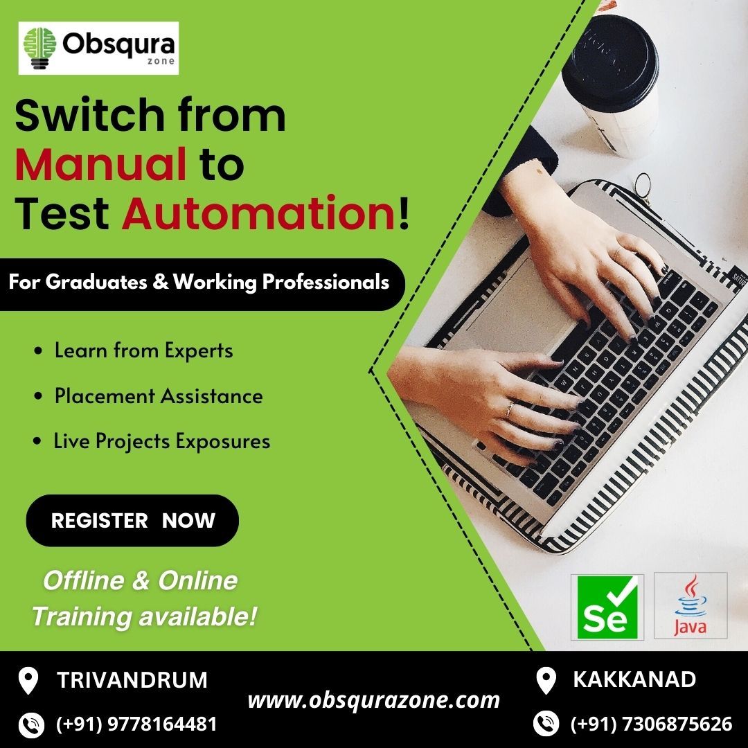 Obsqura Zone on LinkedIn: #seleniumtesting #java #testing # ... Obsqura Zone on LinkedIn: #seleniumtesting #java #testing # ...