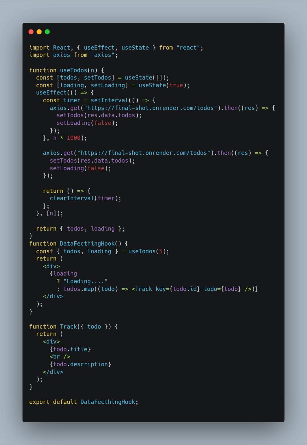 🎯 Real-Time Data Fetching with React Custom Hooks Building applications ... 🎯 Real-Time Data Fetching with React Custom Hooks Building applications ...