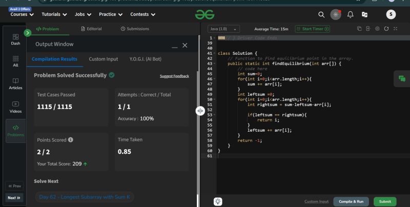 Simhadri Divya on LinkedIn: #dsa #gfg160 #gfg #java #coding #algorithms ... Simhadri Divya on LinkedIn: #dsa #gfg160 #gfg #java #coding #algorithms ...