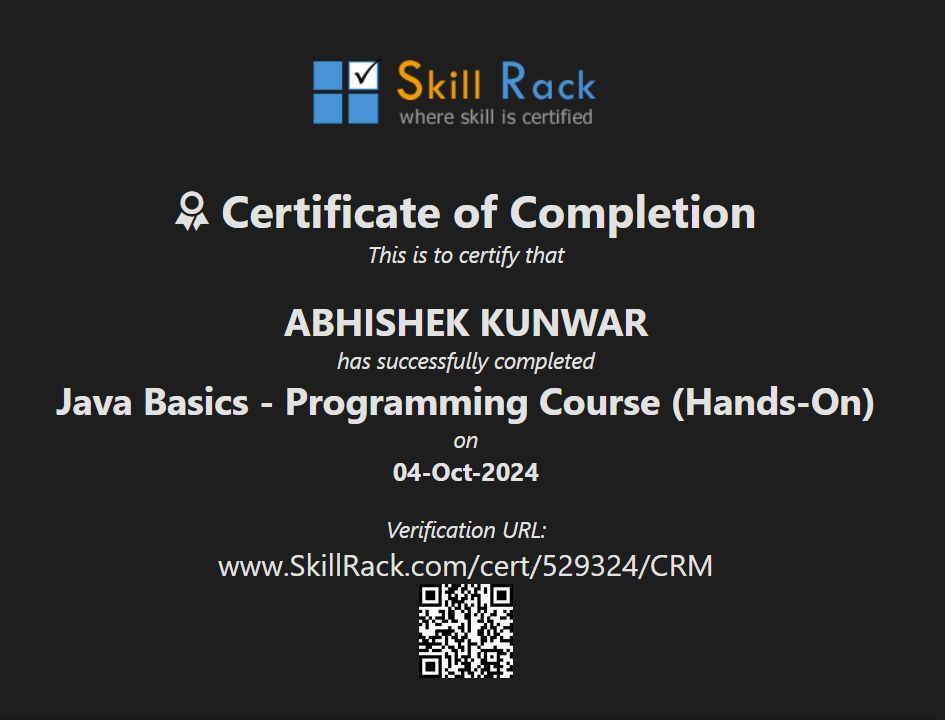 ABHISHEK KUNWAR on LinkedIn: Achievement Unlocked! 🚀 Proud to announce ... ABHISHEK KUNWAR on LinkedIn: Achievement Unlocked! 🚀 Proud to announce ...